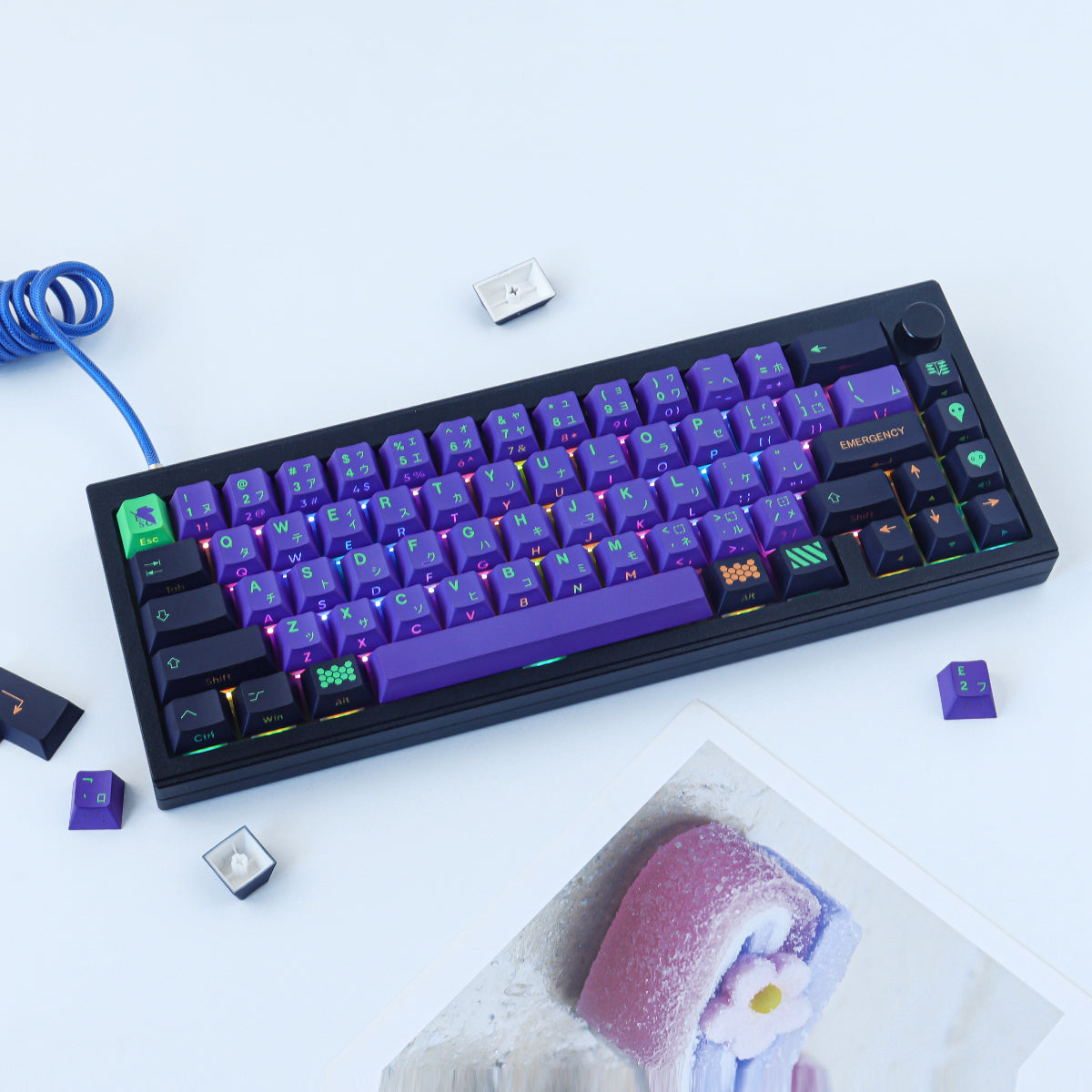EVA NO.1 Side light keycaps | joorkey