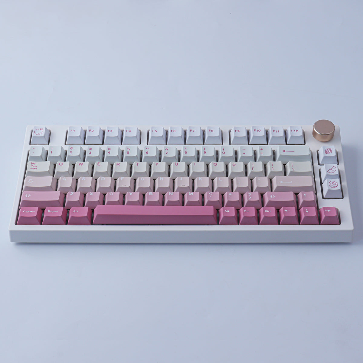 Pink White Gradient keycaps | joorkey