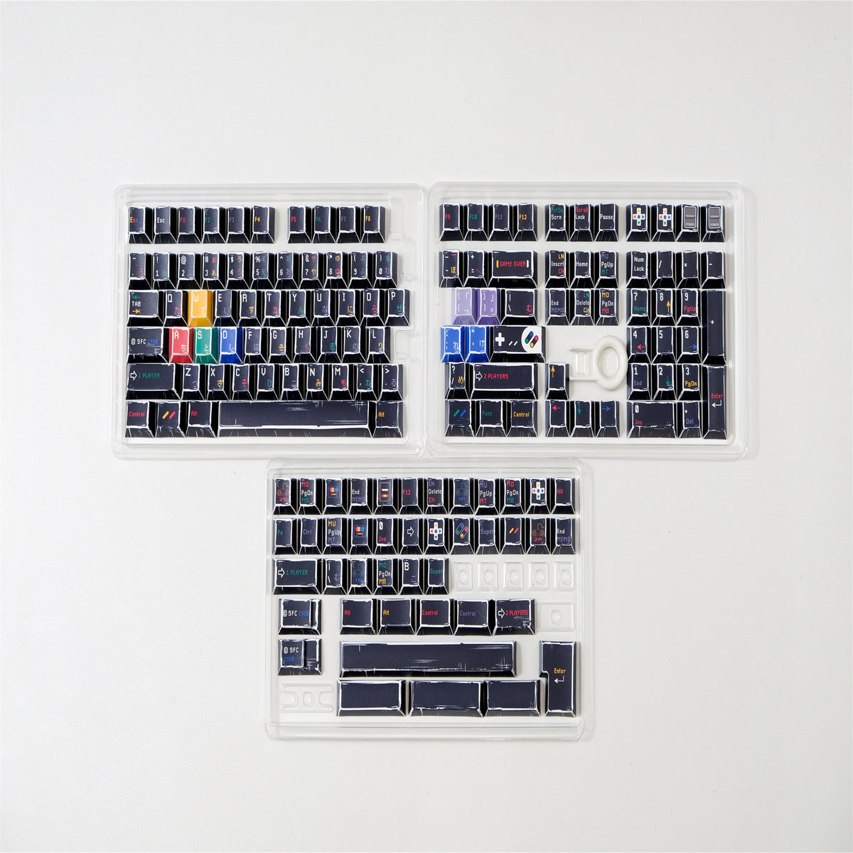 SFC Black Comic Style keycaps | joorkey