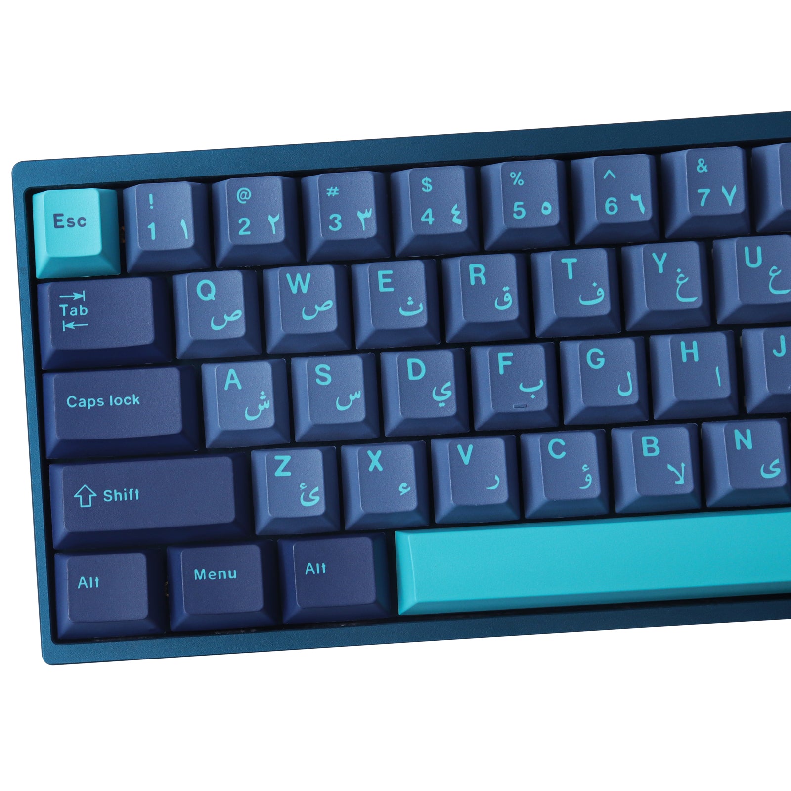 Arabian Sea keycaps Arabic 134 PBT Cherry Profile DYE-SUB