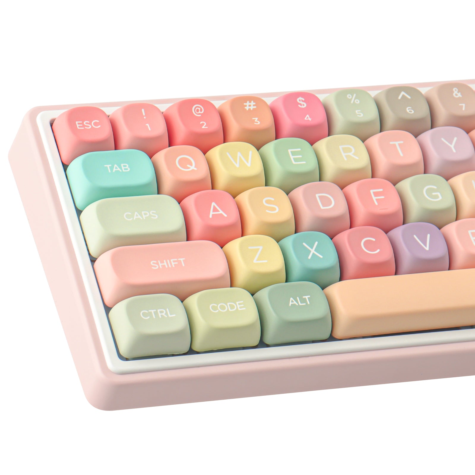 Candy keycaps 126 Keys PBT Keycaps MOA Profile DYE-SUB Customized ...