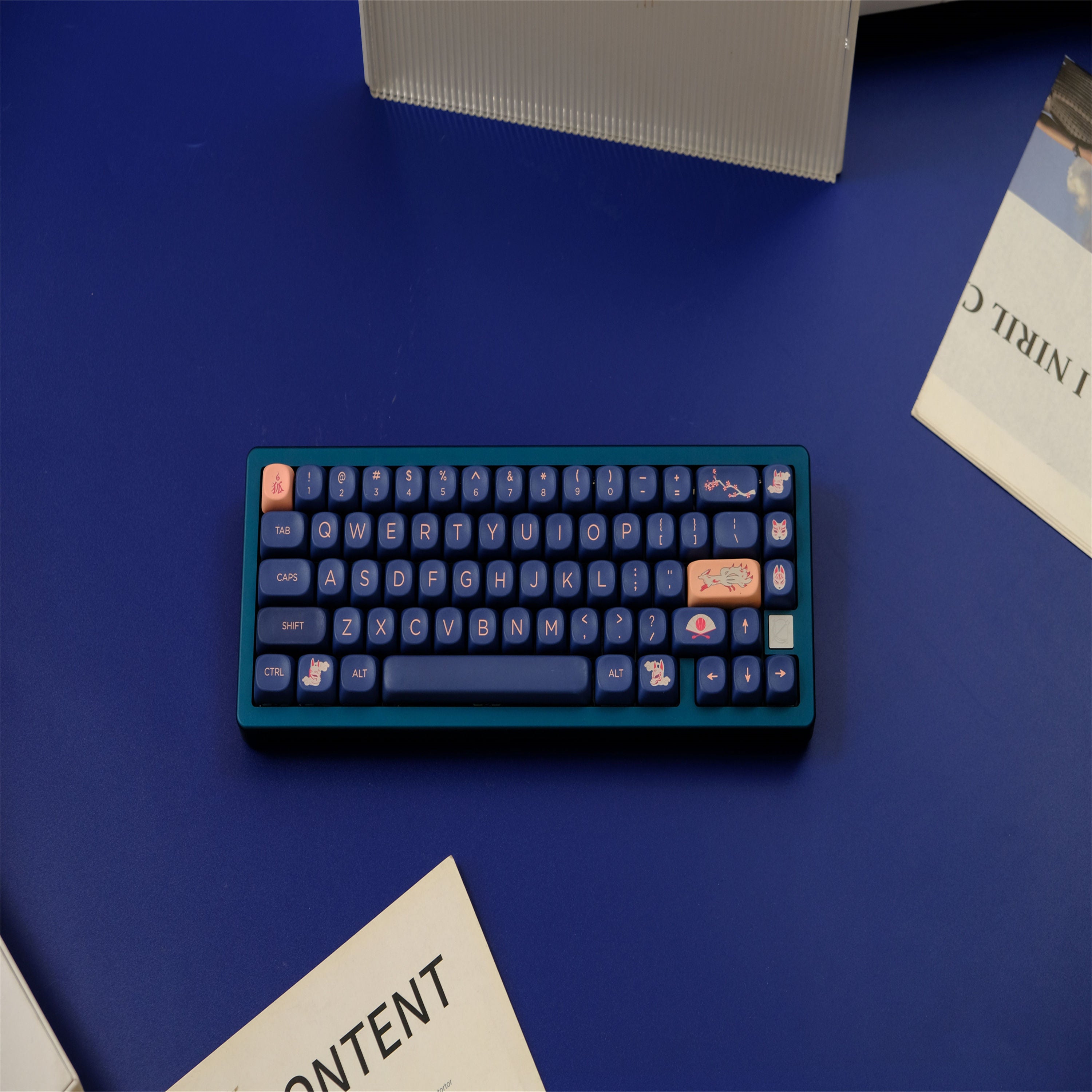 Fox keycaps 126 Keys PBT Material MOA Profile DYE-SUB Customized ...