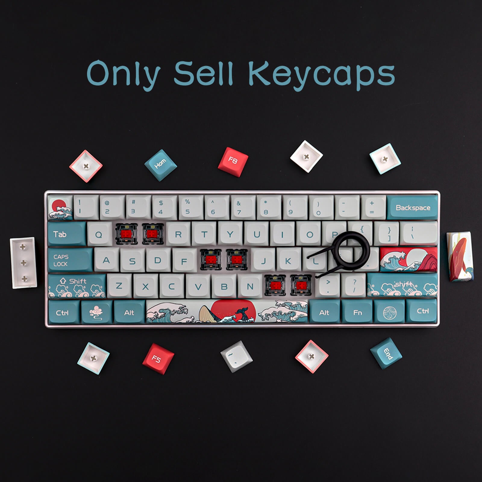 Ukiyo-e Coral Sea Keycap | joorkey