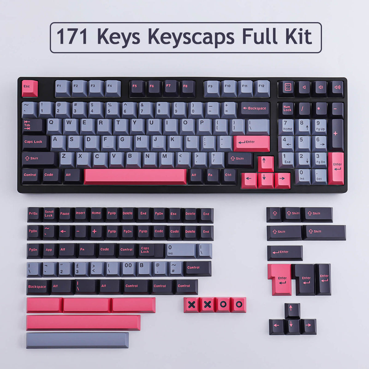 171 keys ABS 8008 Keycaps Set | joorkey