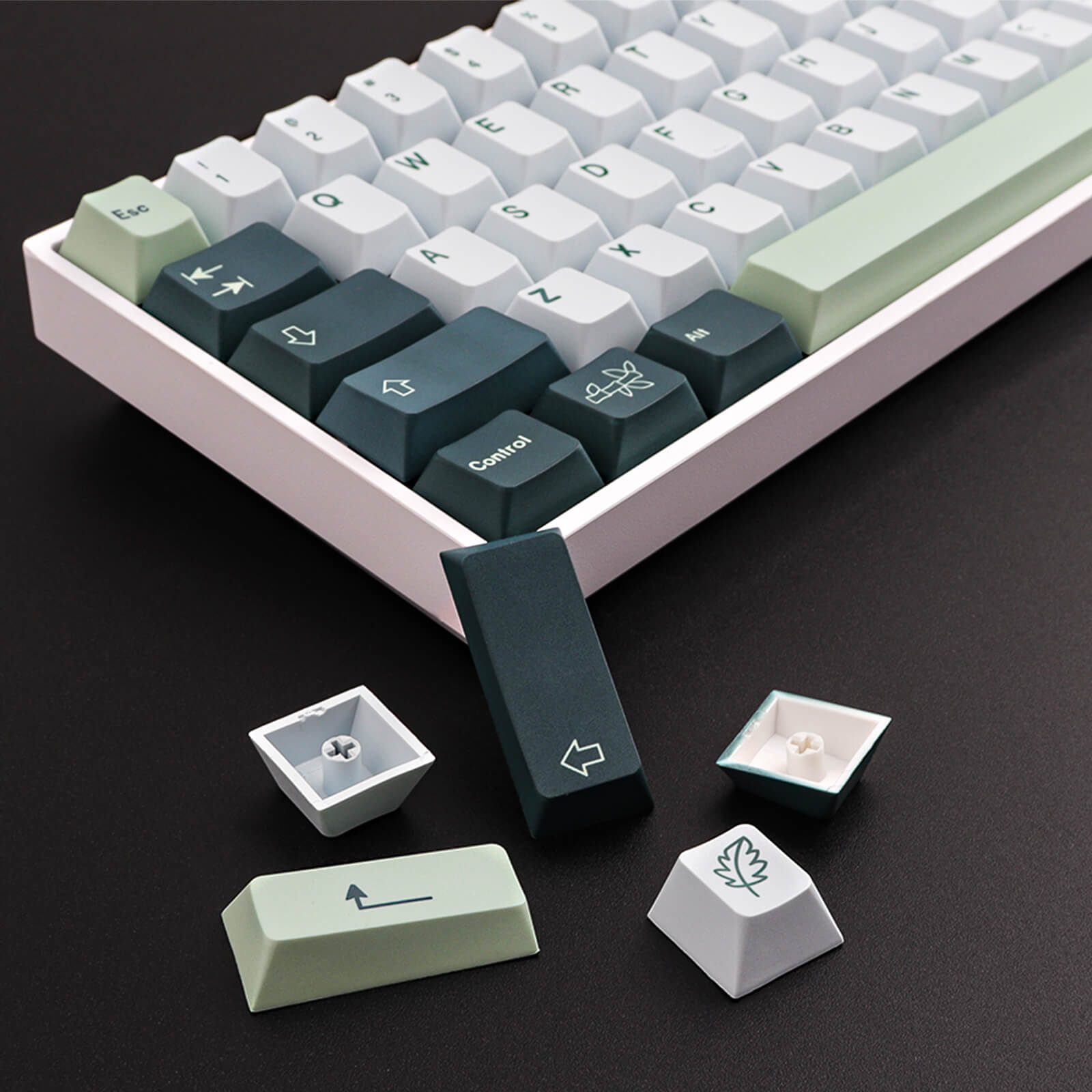 Botanical（Grass green） Keycaps Set | joorkey