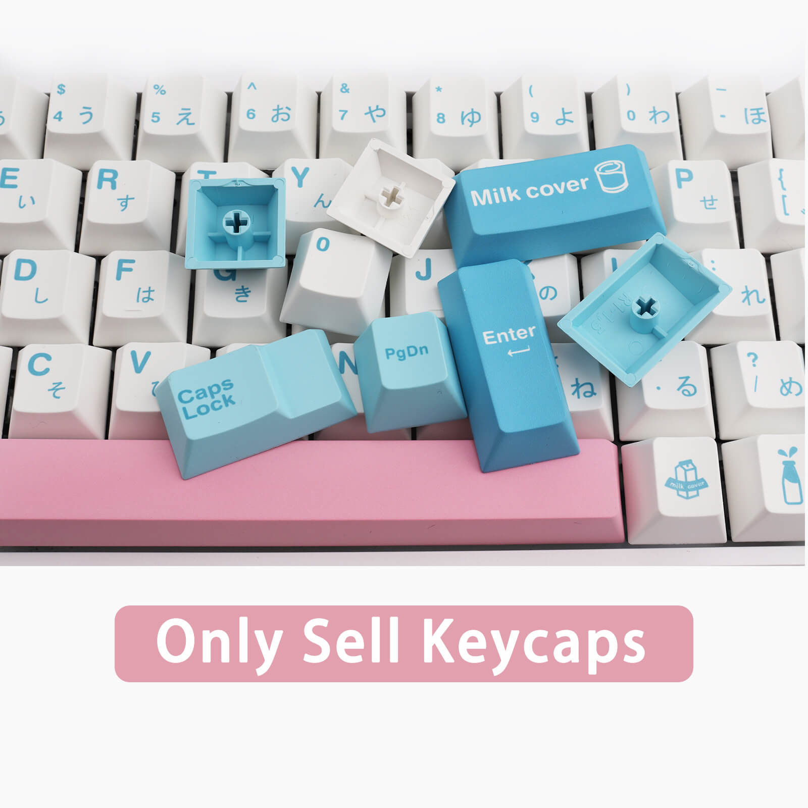 Milk Cover Keycaps | joorkey