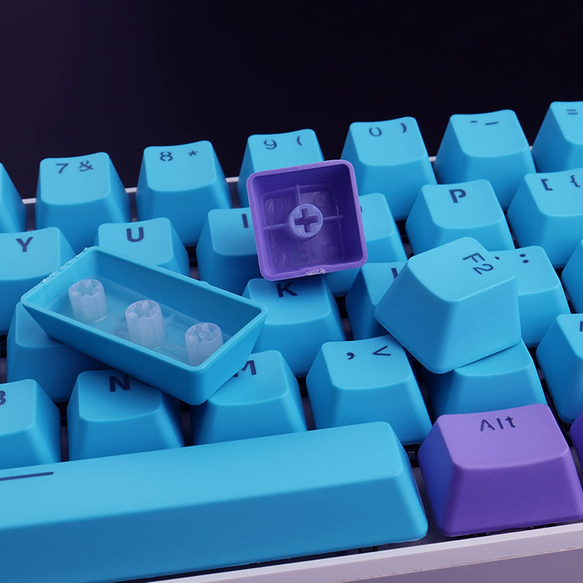 Purple Blue Keycaps Set | joorkey