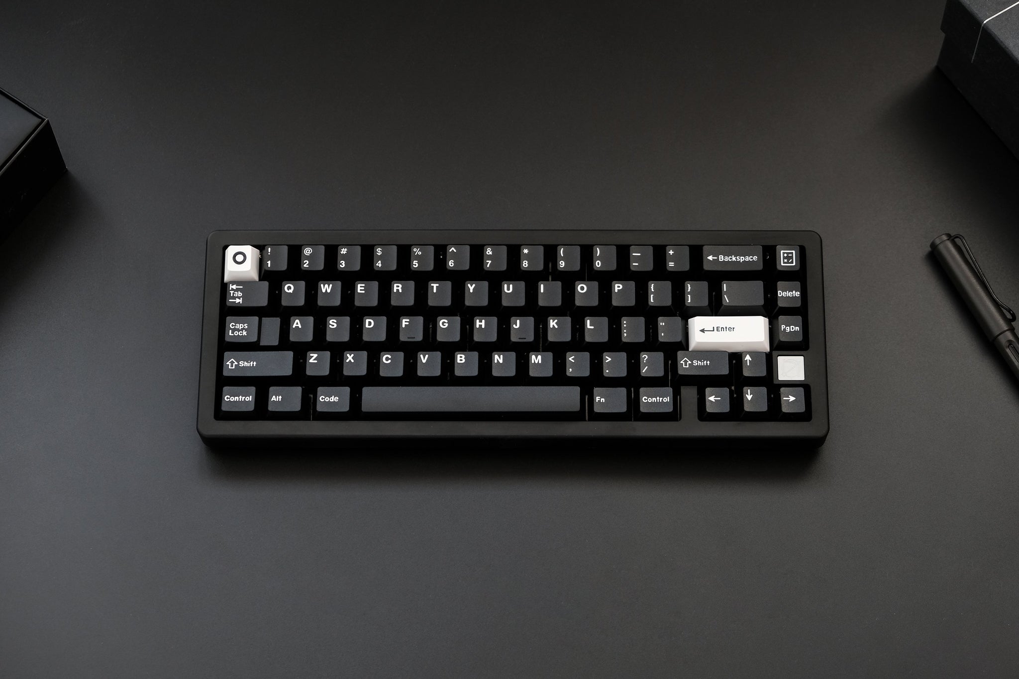 171 keys ABS Double Shot WOB/Bow Keycaps | joorkey