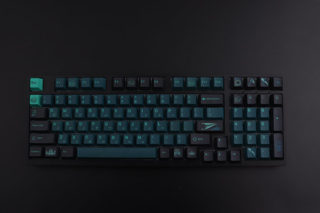 PBT Keycap 137 Keys Cherry Profile DYE-SUB Personalized GMK Terror ...