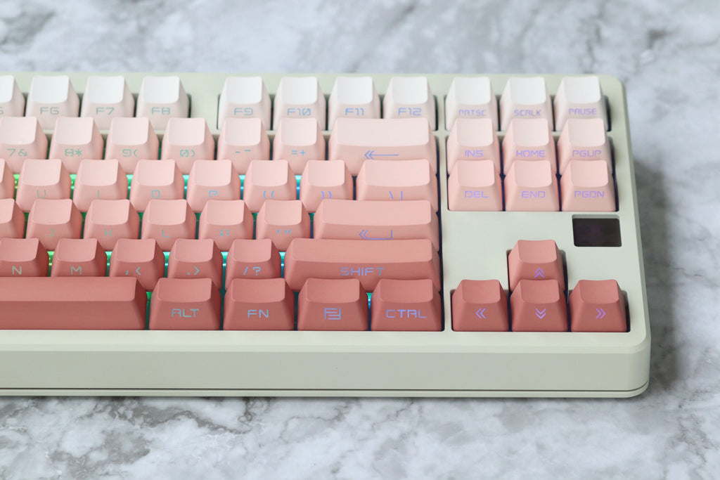 Pink Gradient Backlight Keycaps | joorkey