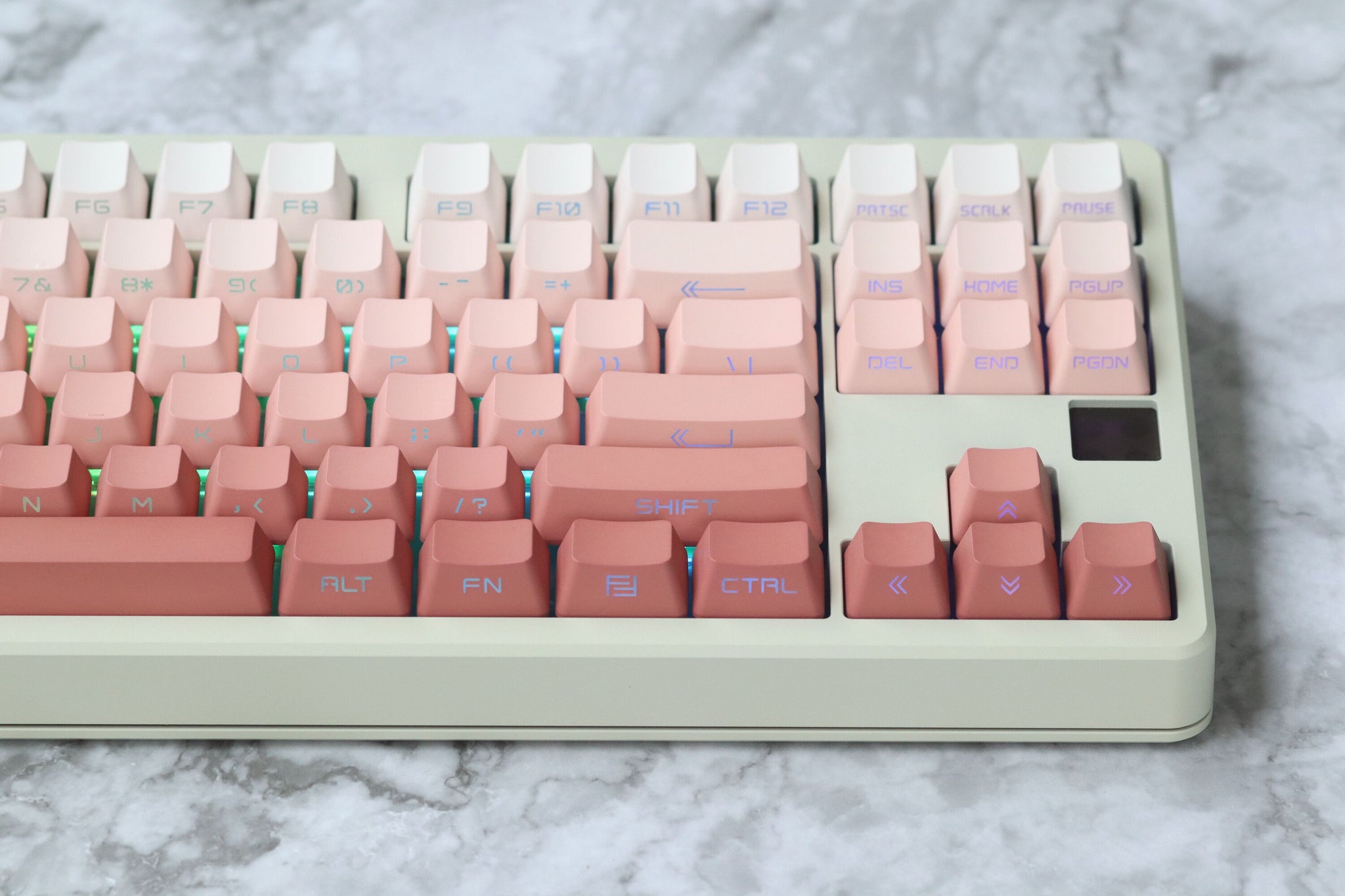 Pink Gradient Backlight Keycaps | joorkey