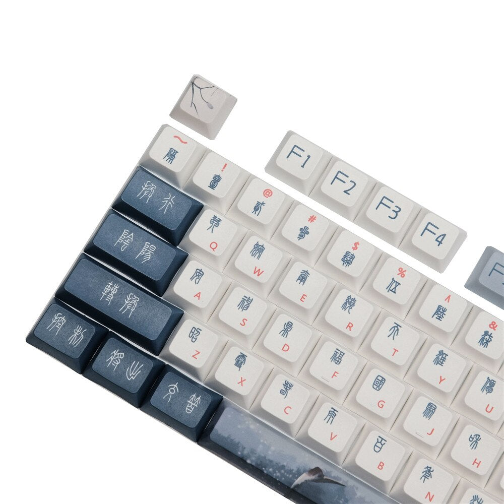 DSA Profile Red-Crowned Crane Keycaps | joorkey